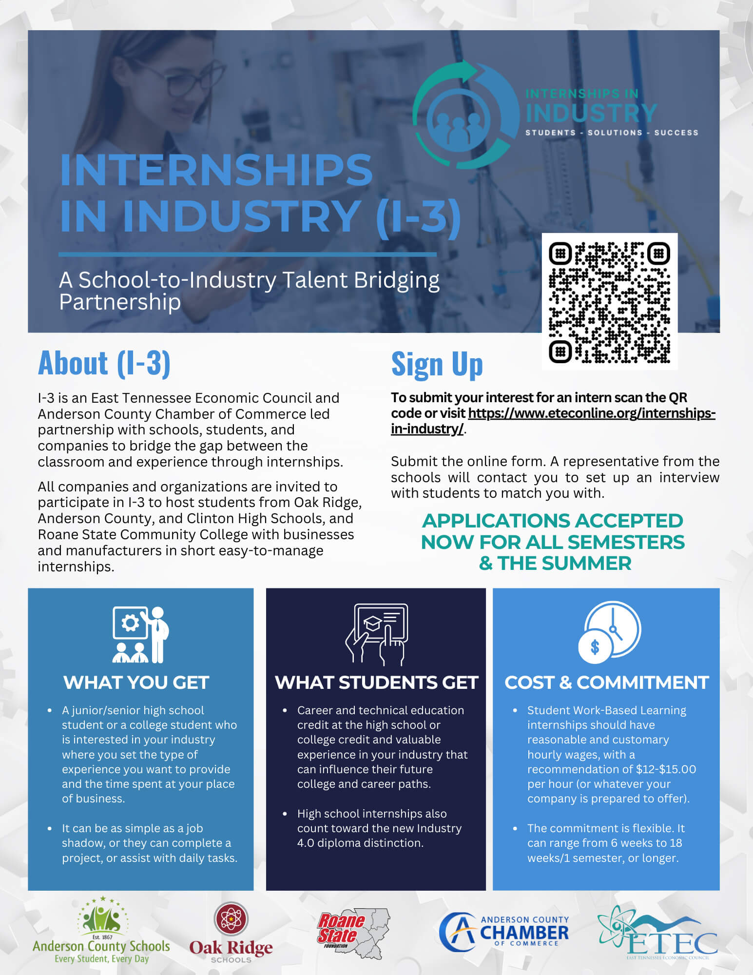 Internships In Industry - East Tennessee Economic Council